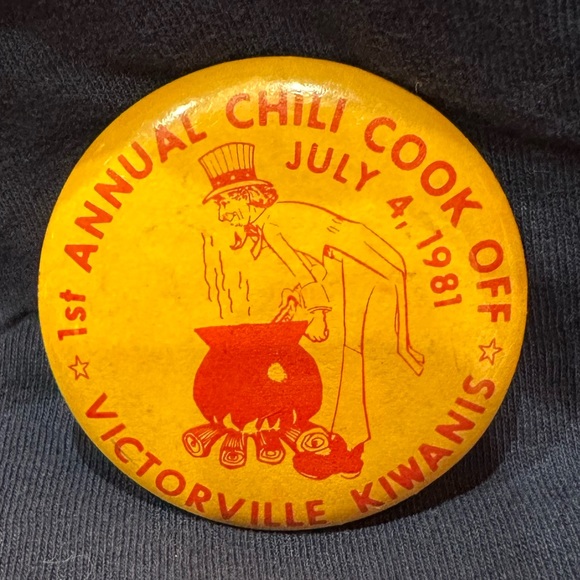 Pep Line | Accessories | 981 Chili Cook Off Button | Poshmark